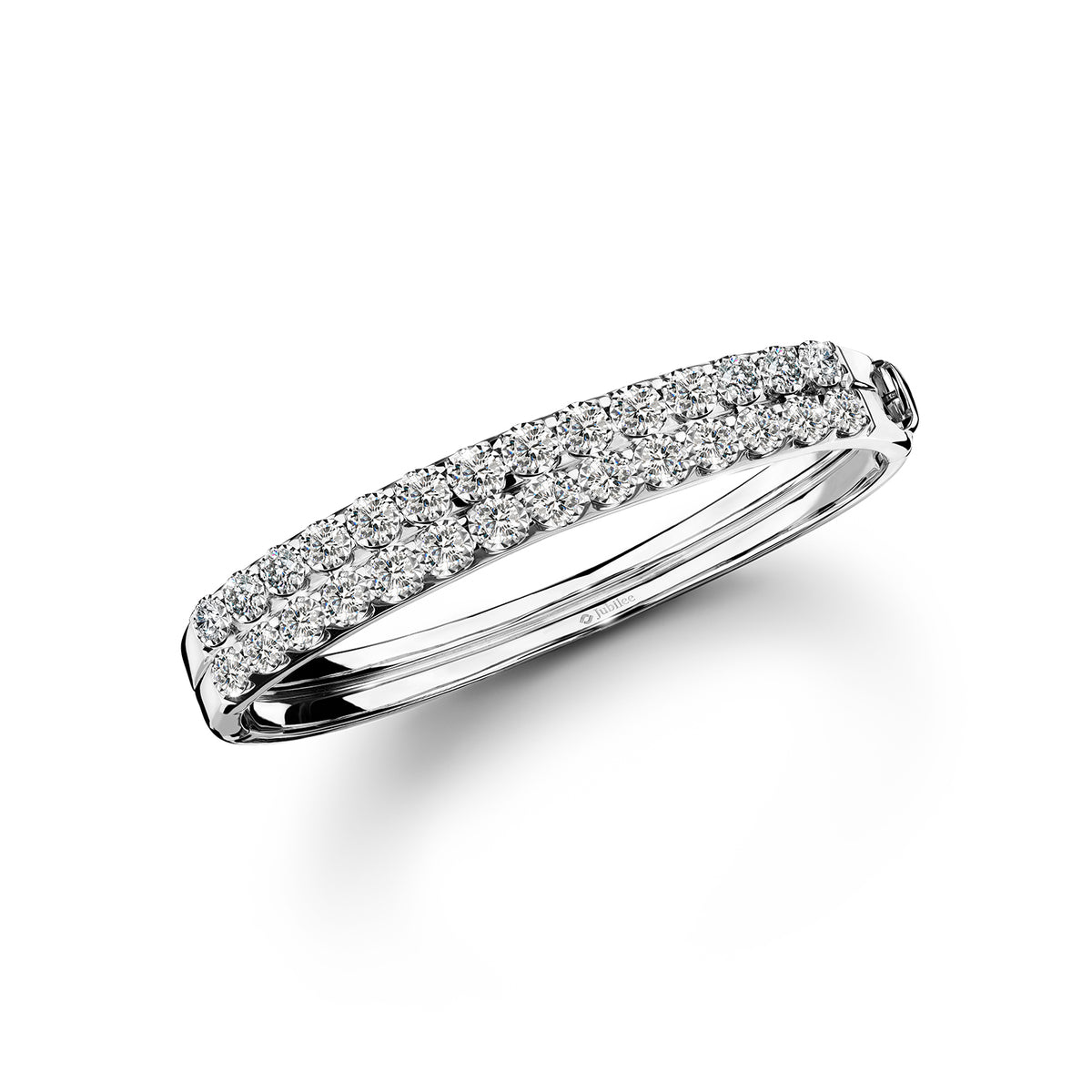 กำไลข้อมือเพชร The Sparkling Eternity Line Bangle – Jubilee Diamond
