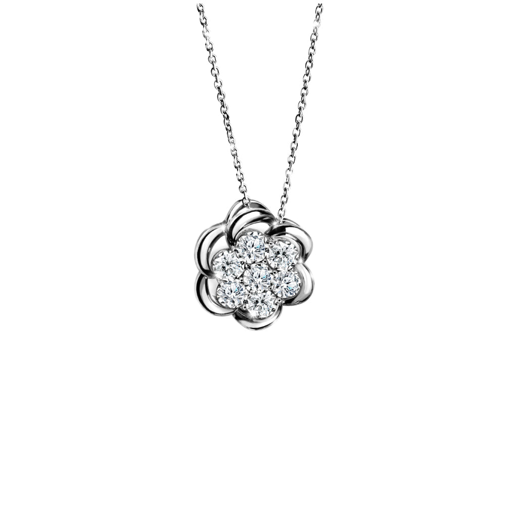 Double Jasmine Diamond Pendant Jubilee Diamond Double Jasmine Diamond Pendant Jubilee Diamond