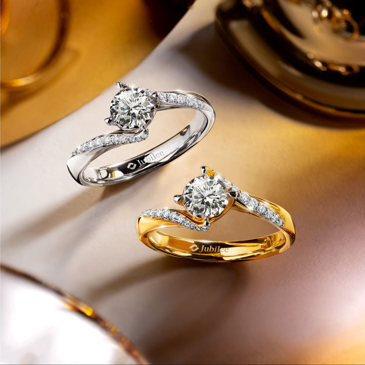 Promise Pave Solitaire Ring – Jubilee Diamond